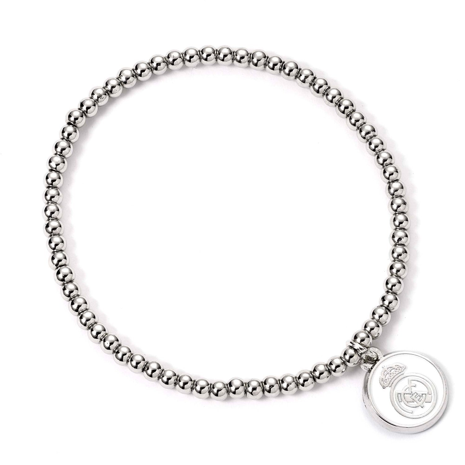 Tone Disc Ball Bead Bracelet Silver – The Official Real Madrid CF ...